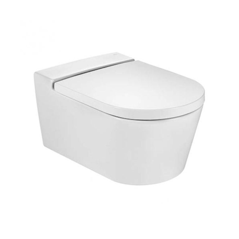ROCA WC WH INSPIRA RIMLESS ROUND + SEAT COVER SOFT CLOSE – SEAM Lebanon